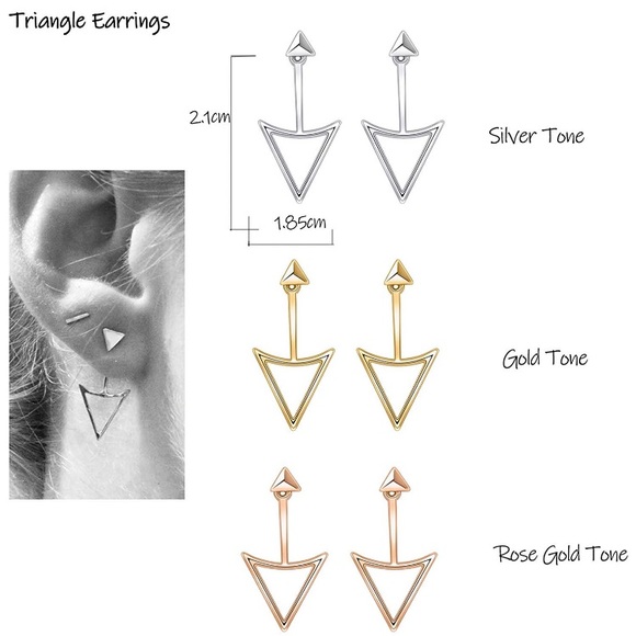 Jewelry | New Triangle Ear Jackets | Poshmark